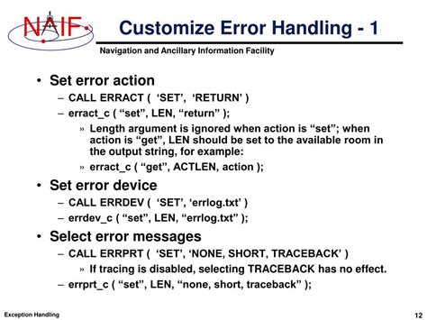 PPT Exception Handling PowerPoint Presentation Free Download ID 1599878