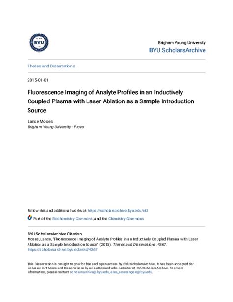 Pdf Fluorescence Imaging Of Analyte Profiles In An Inductively