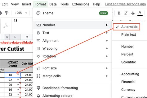 Google Sheets Data Validation Has Error That Says Input Must Fall Within Specified Range Even