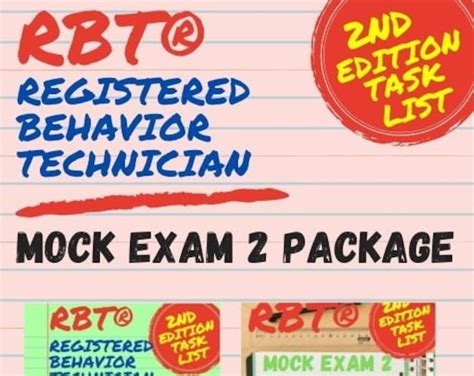 RBT Mock Exam Explanation Guide All Answers Explained RBT Test RBT Practice Exam Nd Edition
