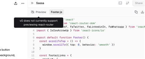 v0 dev react router dom v0 vercel community