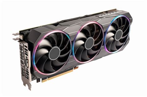 Premium AI Image Close Up Of GPU Graphic Card Unit For PC Computer Technology Created With