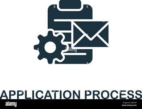 Application Process Icon Monochrome Simple Talent Development Icon For Templates Web Design
