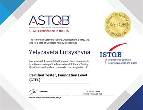 yelyzaveta lisa l on linkedin istqb istqbcertified softwaretesting