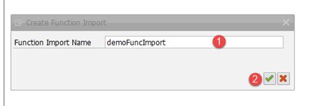 Function Import In Sap Odata Service