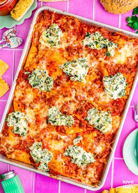 Sheet Pan Lasagna • Love From The Oven