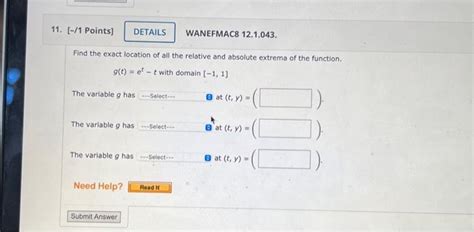 Solved Find The Exact Location Of All The Relative And