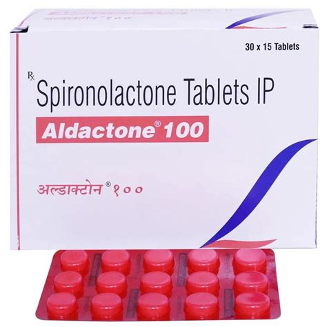 100mg Aldactone Spironolactone Tablet At ₹ 255 Strip स्पिरोनोलैक्टोन