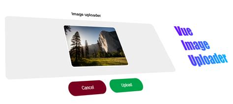 how to create an image uploader with preview in pure vue js