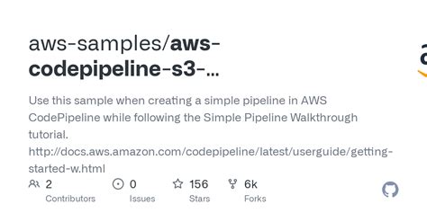 GitHub Aws Samples Aws Codepipeline S Codedeploy Linux Use This Sample When Creating A