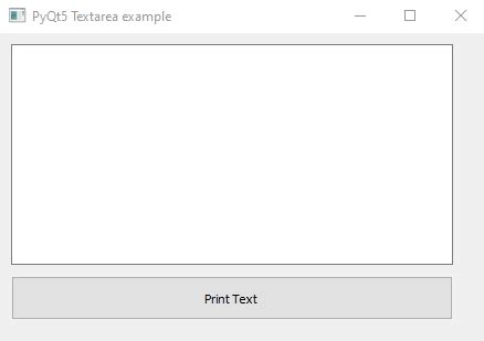 Python PyQt Multiline Text Input Box Stack Overflow