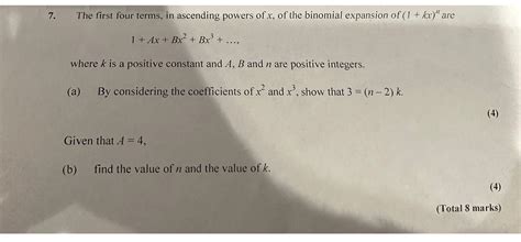 solved the first four terms in ascending powers of x ﻿of