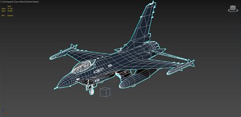 3d File F 16 Fighting Falcon Jet Fighter Aircraft 3d Print Model