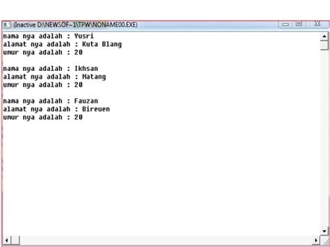 Record Dan Array Ppt