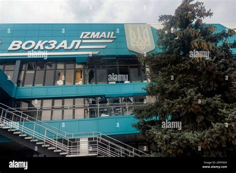 Izmail Ukraine August 2 2023 The Building Of The Marine Terminal
