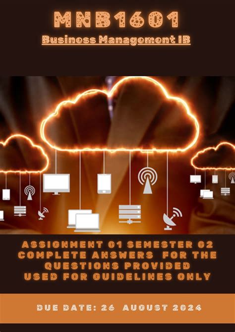 Mnb1601 Assignment 1 Semester 2 2024 Complete Answers For The Questions
