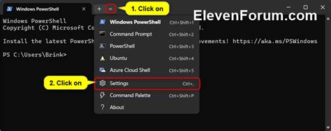Enable Or Disable Show Acrylic In Tab Row Of Windows Terminal In Windows Windows Forum