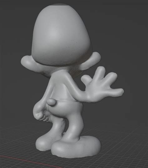 Stl File Smurf Sculpture 3d Scan・3d Printer Design To Download・cults