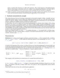A Model Of Stochastic Memoization And Name Generation In Probabilistic Programming Categorical