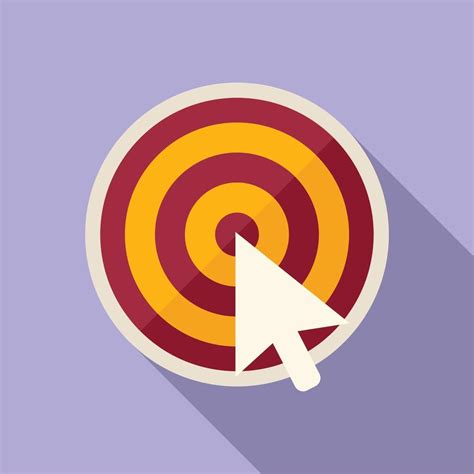 Cursor Focus Icon Flat Vector Work Goal 15157703 Vector Art At Vecteezy
