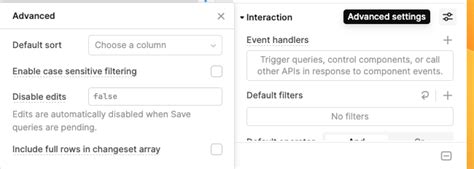 Add Default Sort To Table New Table Component 💬 App Building