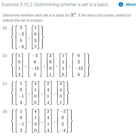 solved exercise 3 10 2 determining whether a set is a