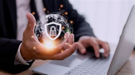 Premium Photo Cyber Security Internet And Networking Concept Businessman Hand Working With