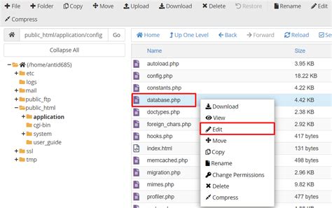 Setting Koneksi Database Codeigniter Rumahweb