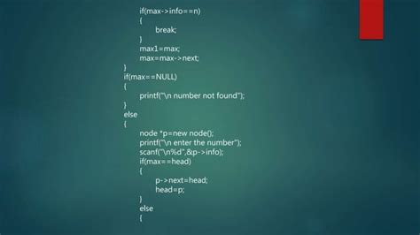 Singly Linked List Program In Data Structure Vtech Pptx