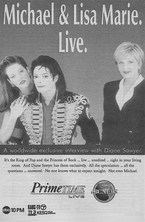 Michael Jackson En Lisa Marie Presley Interview Met Diane Sawyer Lisa