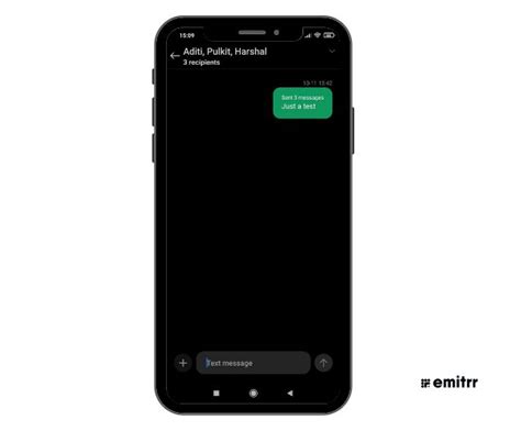 how to send text to multiple contacts without group message