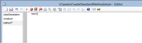 Create Standard Class Methods For Ax Article Anegis