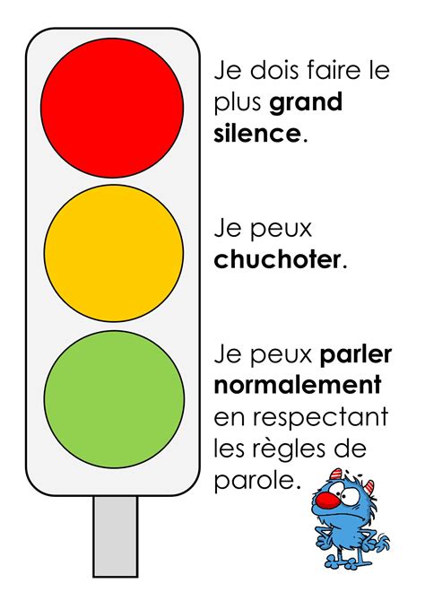 Un Zozo à Lécole Gestion De Classe Le Feu Tricolore