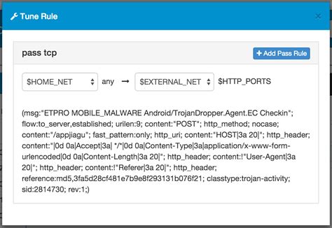 Rules Management Interface The Metaflows Security System Documentation