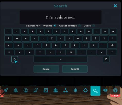 add tooltips for copy paste buttons on the keyboard voters vrchat