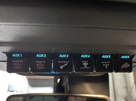Custom Aux Switch Labels Stickers For 2021 Bronco Page 19