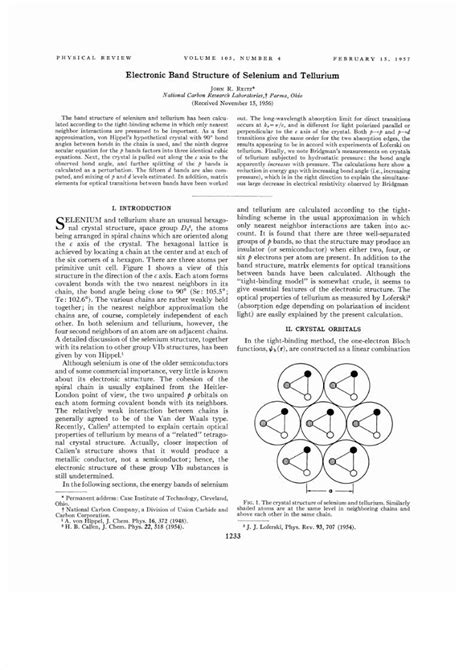 Pdf Electronic Band Structure Of Selenium Dokumen Tips