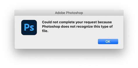 Solved Could Not Complete Your Request Because Photoshop Adobe Product Community 11290203