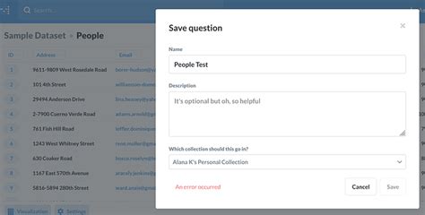 Error Saving Question Against Sample Database Value May Be Nil Or If