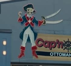 The Mascot For Capn Clarks Ottoman Empire In Backrooms Has An Oddly