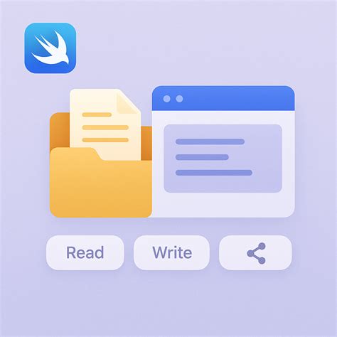 file management in swiftui read write and share files by dhaval