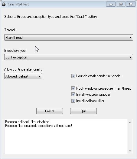 CrashRptEx An Extension To The CrashRpt Crash Reporting System CodeProject