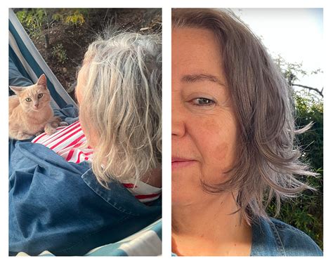 Going Grey Again Dyeing Naturally Grey Hair A Darker Shade Of Grey