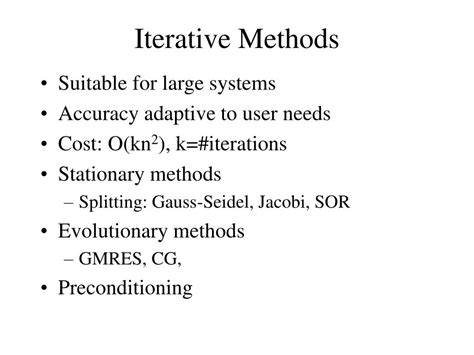 ppt numerical linear algebra powerpoint presentation free download