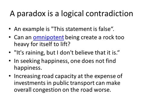 Time Paradox Examples