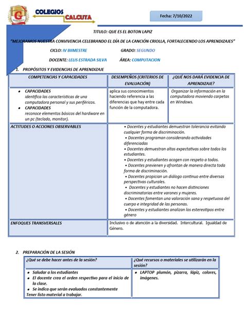 que es el boton lapiz 2do grado ivb computacion pdf