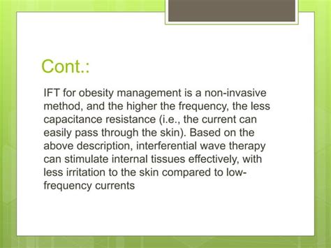 Interferential Current Ift Pptx Physical Therapy Wellness