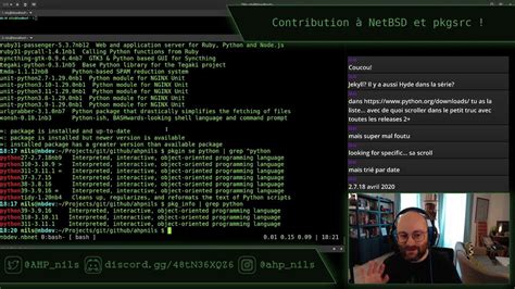 Des Packages Pkgsrc Pour Netbsd Stream Du 14 Mai 2023 Youtube