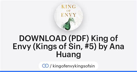 DOWNLOAD (PDF) King of Envy (Kings of Sin, #5) by Ana Huang (/kingofenvykingsofsin) · solo.to