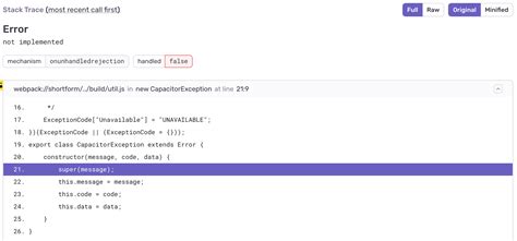 Feat Add Additional Context On Plugin Errors · Issue 6279 · Ionic